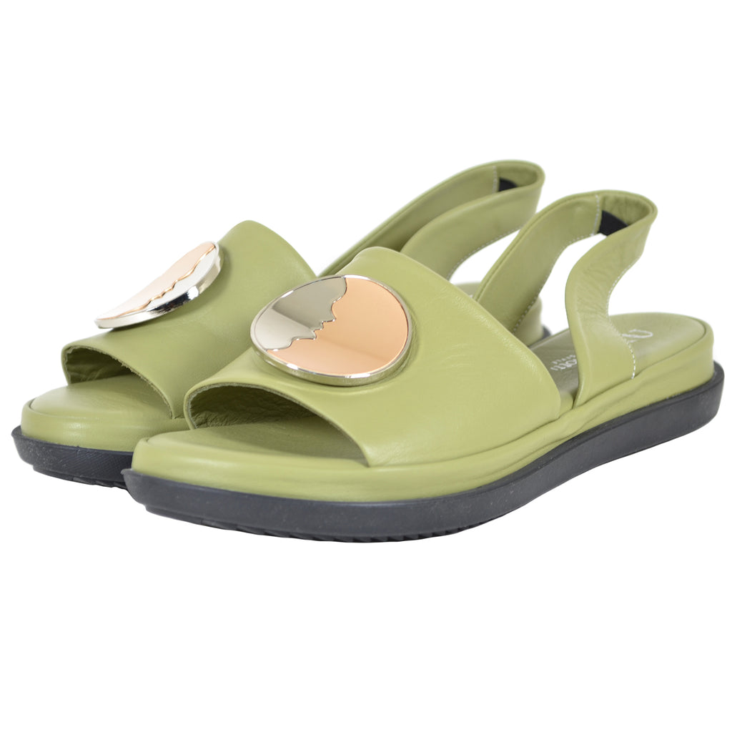 Sandale Anna Viotti D30-211 Verzi – Pantofi Bizon
